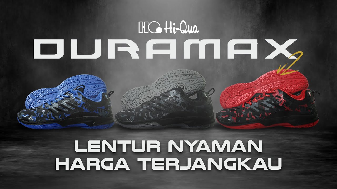 sepatu badminton hi qua duramax V2 dengan harga terjangkau - YouTube