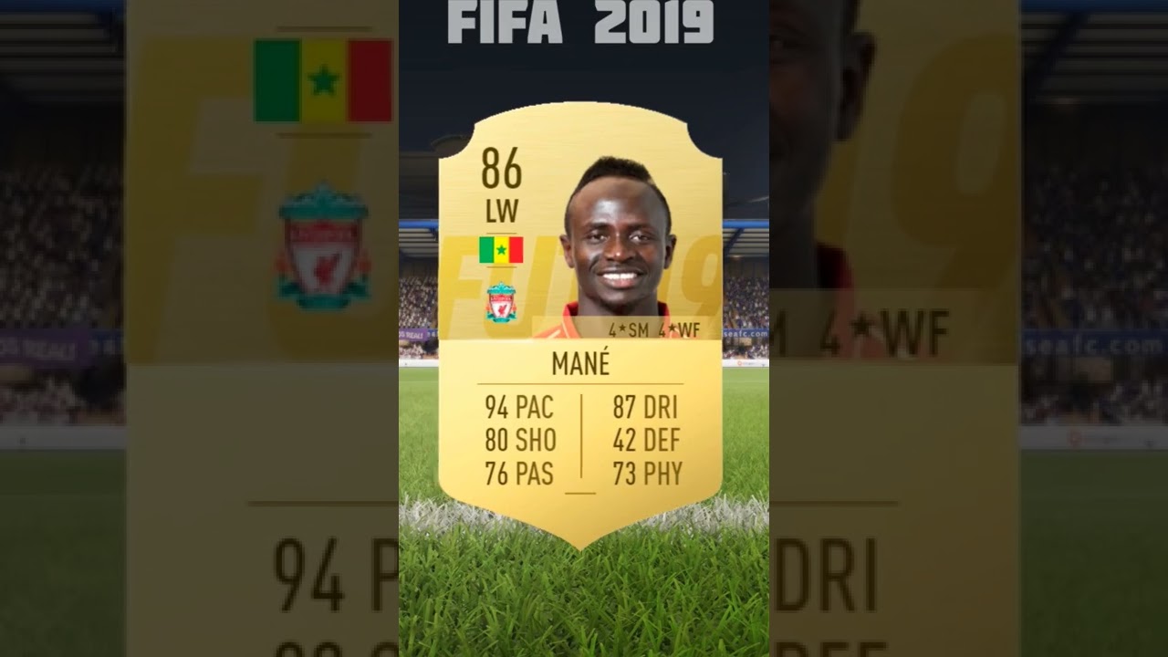 Sadio Mané (Mane) Card Evolution from Fifa 2014 to Fifa 2023 #shorts # ...