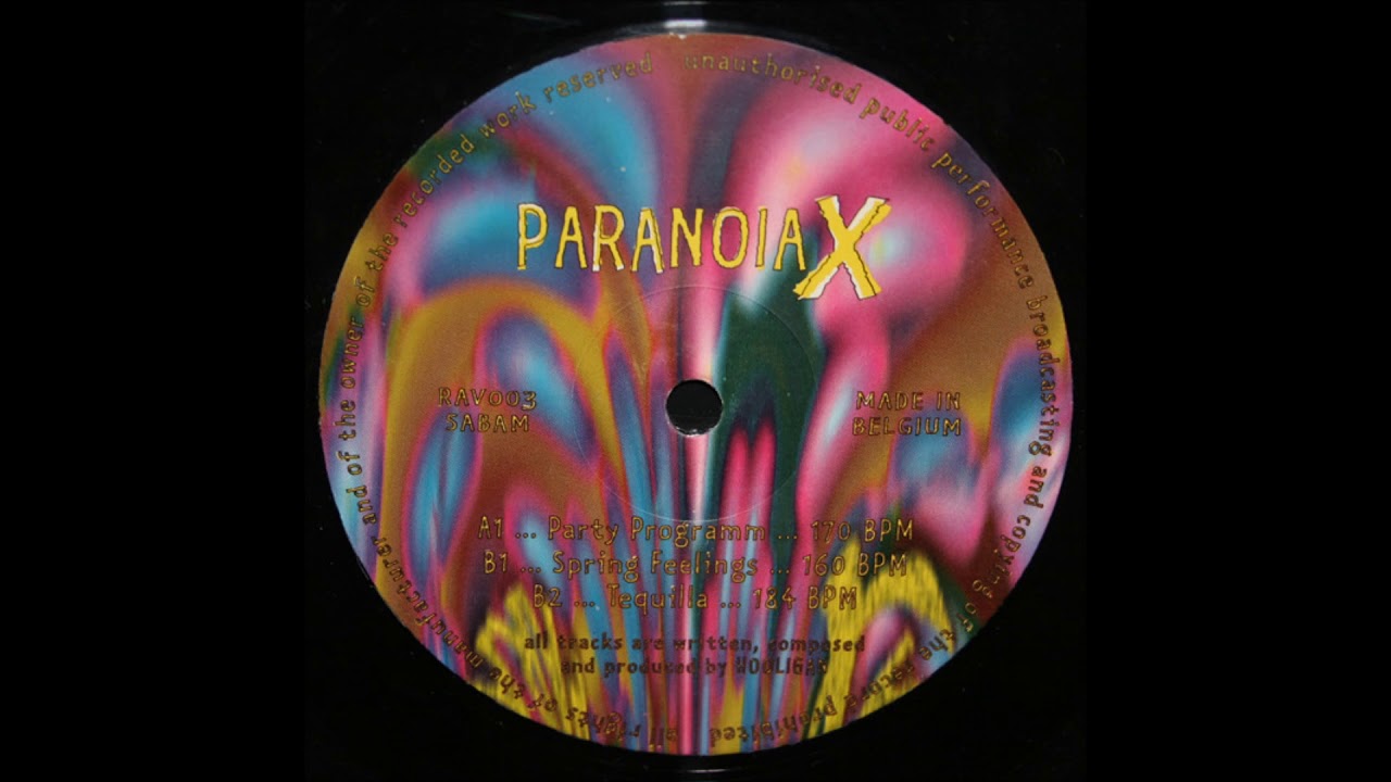 Paranoia X ‎– Spring Feelings 1994 - YouTube