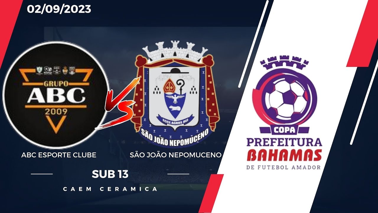 COPA BAHAMAS 2023 - ABC vs SÃO JOÃO - SUB 13 02/09/2023 - YouTube