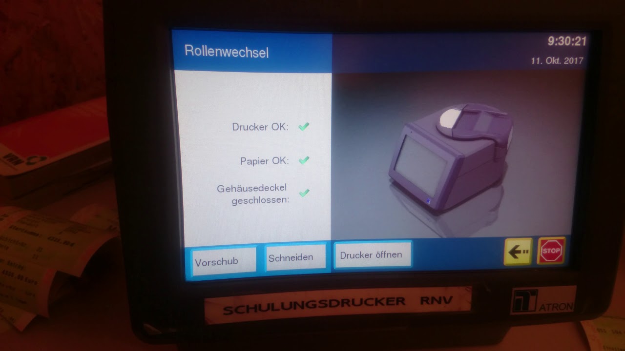 Bus / Schulungsdrucker Atron - AFR 4-Serie - YouTube