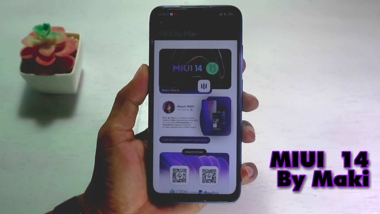 Miui 14 Maki Ft Redmi Note 8 Custom Rom - YouTube