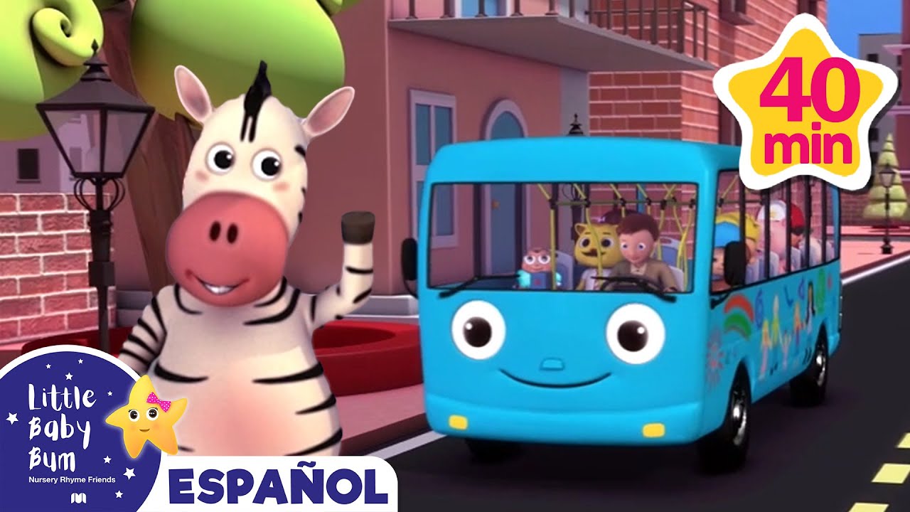 Cebra viaja en autobús |🚌 Caricaturas de autobuses 🚌| Canciones ...