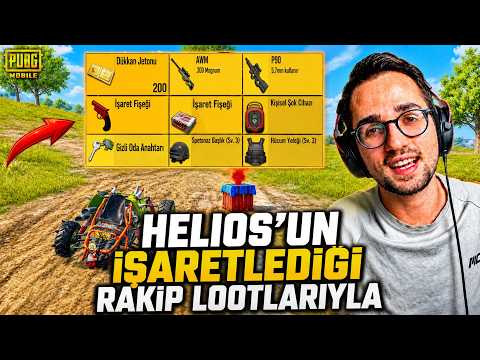 HELIOS'UN İŞARETLEDİĞİ RAKİPLERİN LOOTLARIYLA ! PUBG MOBILE