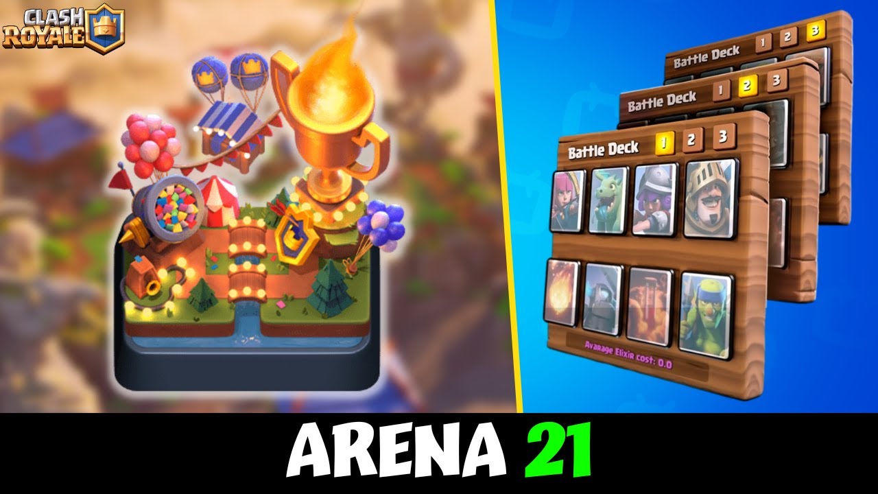 MEJORES MAZOS para Arena 21 de CLASH ROYALE (2024) - YouTube