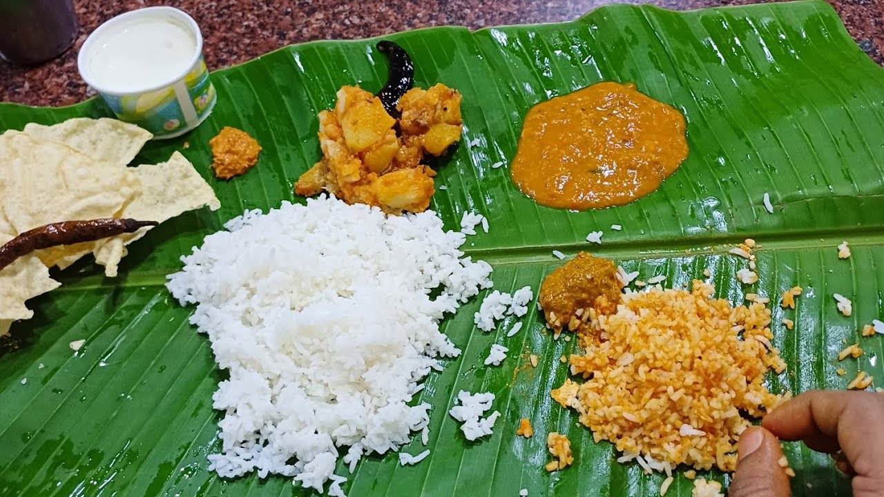 Must Try Andhra meals @The National Lodge Sowkarpet, Chennai - YouTube