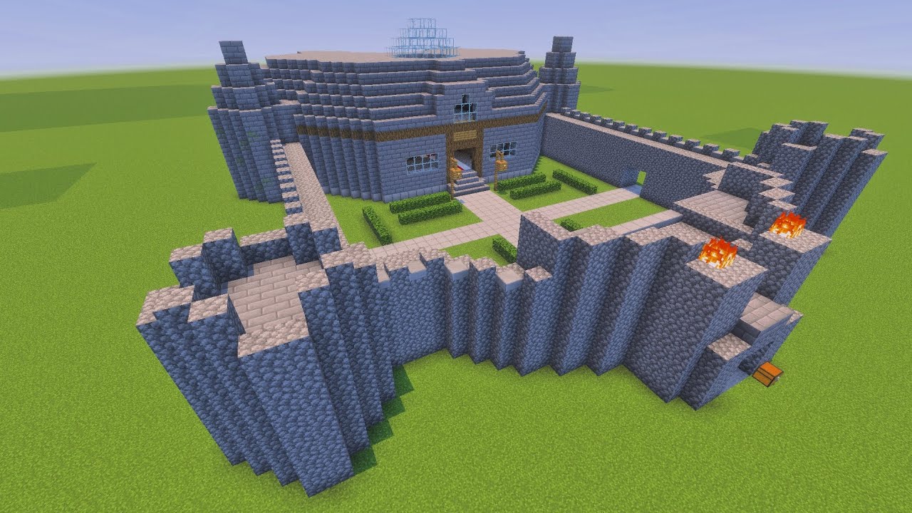 Minecraft Bedrock: TU7 Tutorial Castle Recreated On Superflat (4K 60FPS ...