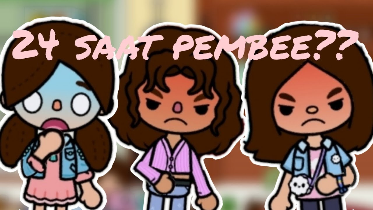 24 saat pembee??(lisa ile jenni kavga etti)😬[pt1]/toca life türkçe😇💞🎀 ...