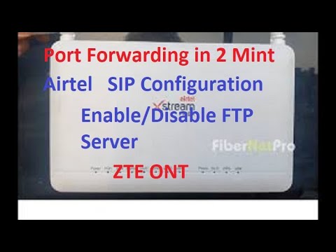 zte router me port forwording | port forwarding in zte ont | airtel ...