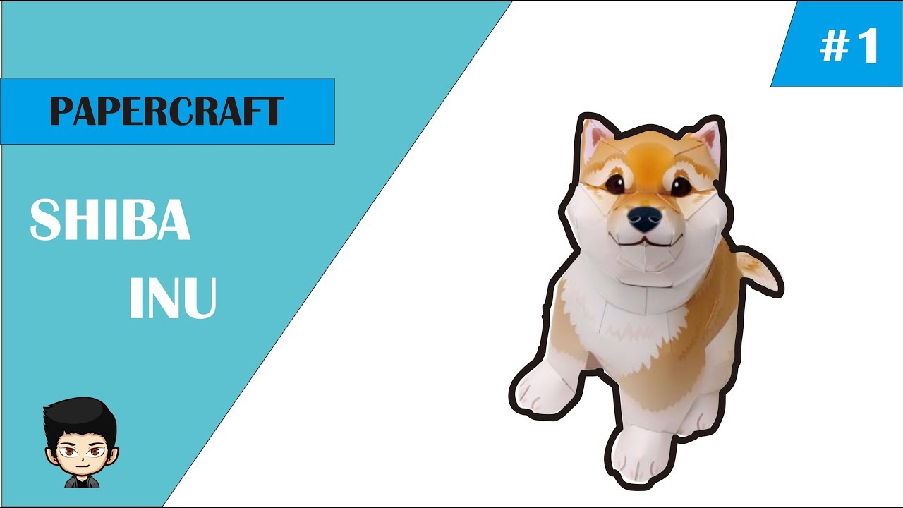 Papercraft-SHIBA INU | Project papercraft - YouTube