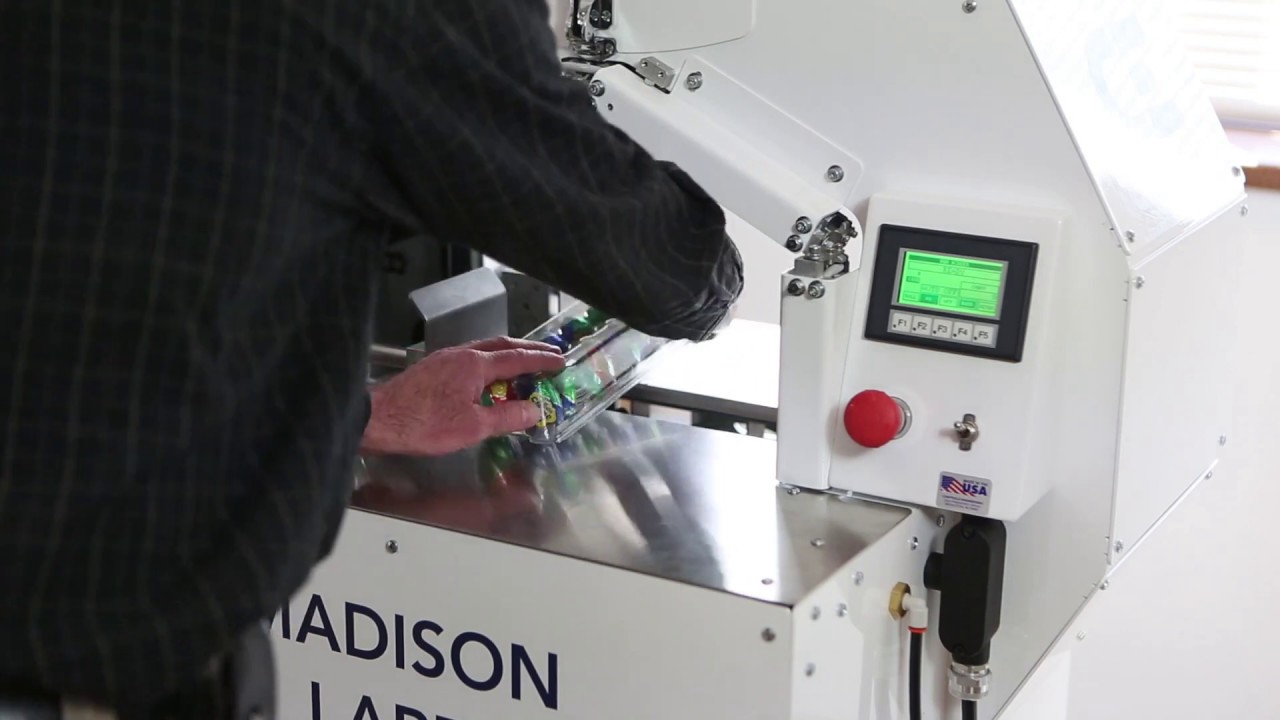 Madison Label Bander - Retail Chocolate Egg Pack - YouTube