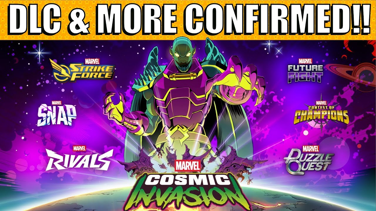 HUGE DLC & Collaborations ANNOUNCED For Marvel Cosmic Invasion - YouTube