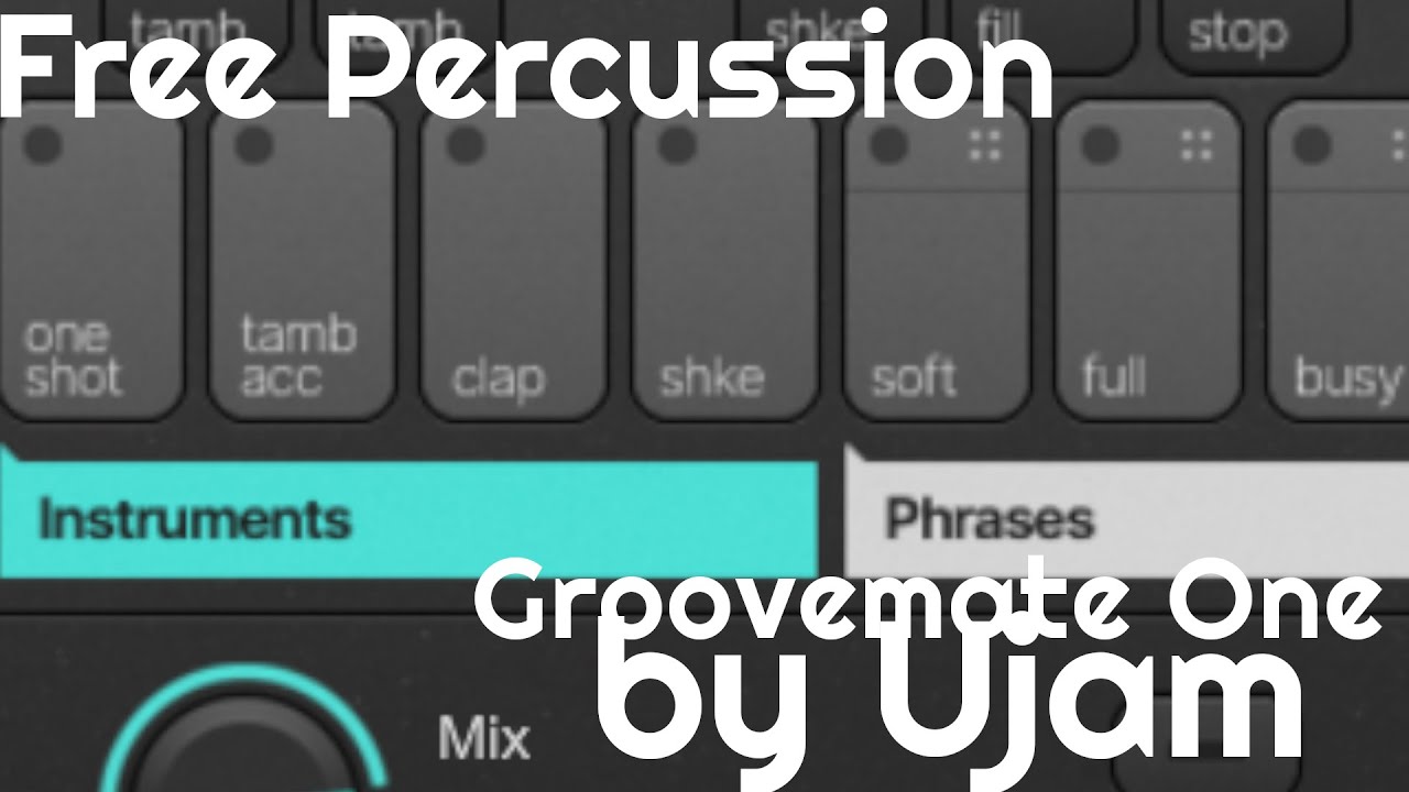 Free Percussion - Groovemate One by Ujam (No Talking) - YouTube