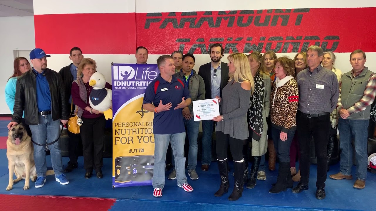 Ribbon Cutting for Seth Hanson with ID Life - YouTube