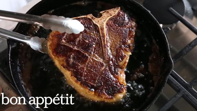 How to Make a Slow-Roasted, Twice-Fried Porterhouse Steak - YouTube