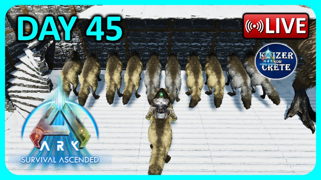Direwolf Army! - ARK Ascended Day 45 with GeForceNow - ARK: Survival ...