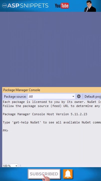 Install Microsoft.AspNet.Web.Optimization package from Nuget - YouTube