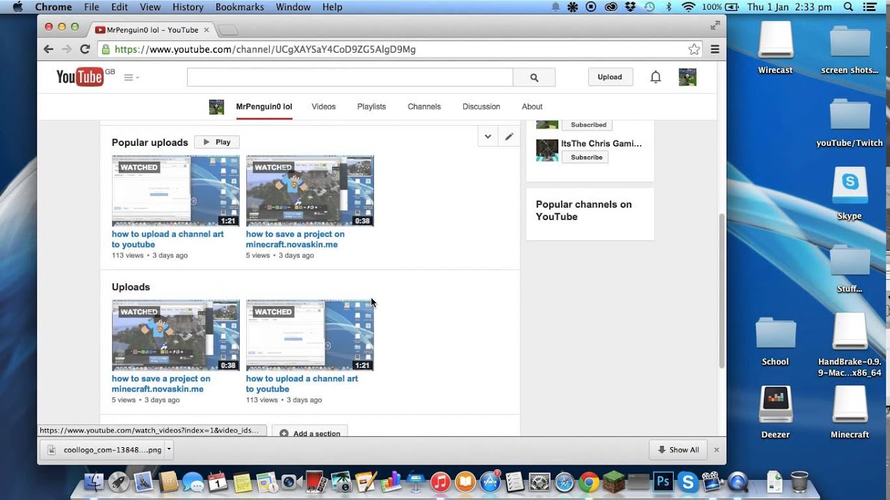 How to make your Youtube channel look professional | Easy | 2015 - YouTube
