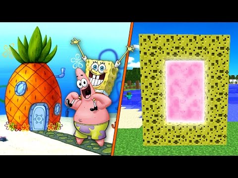 MİNECRAFT'TA SÜNGERBOB DÜNYASI PORTALI (Bikini Kasabası)