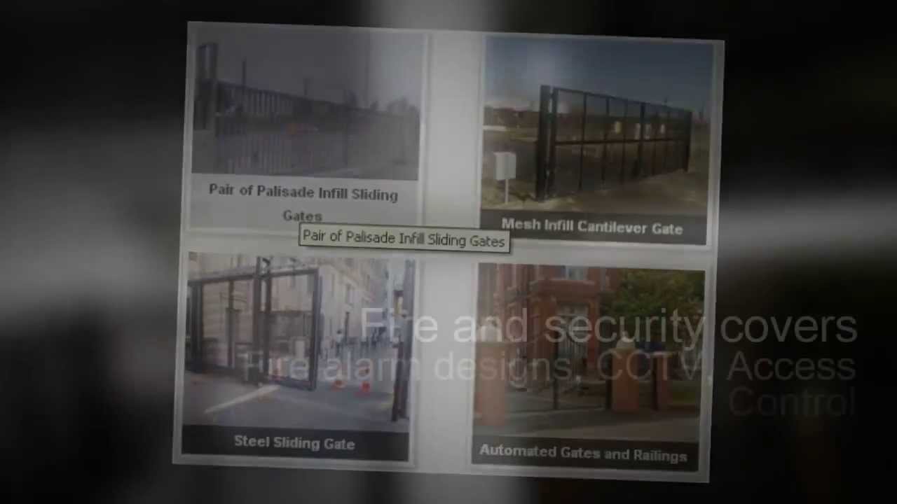 Frontline automation offers sliding gates control access - YouTube