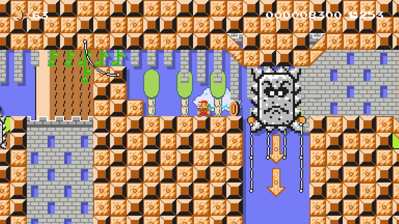 Super Mario Maker 2: Player Course "Thwomps' Island" [1080 HD] - YouTube