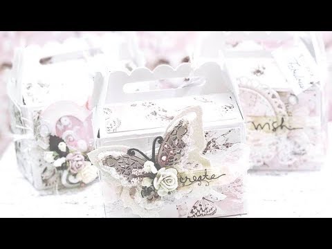 PRIMA CHERRY BLOSSOM GABLE EMBELLISHMENT BOXES | TCC - YouTube