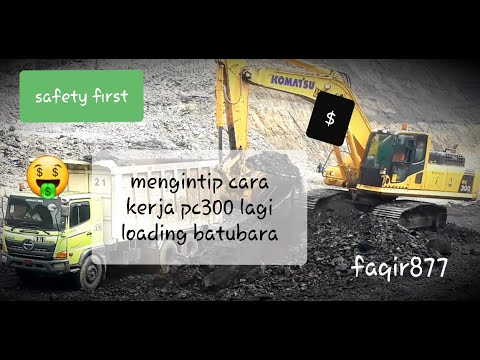 mengintip cara kerja operator yang berpengalaman yg lagi loading ...
