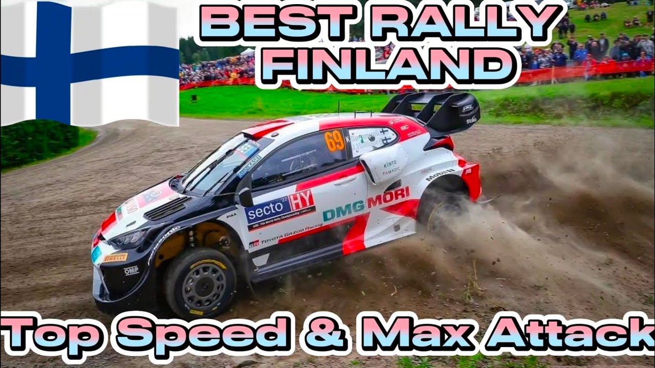 The Best of WRC Rally Finland | Flatout & Max Attack, Big Jump | Top ...