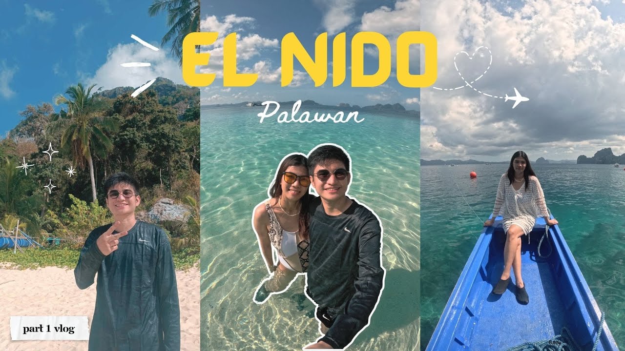 El Nido Palawan Vlog Part 1 | van transfer, island hopping tour a, 7 ...