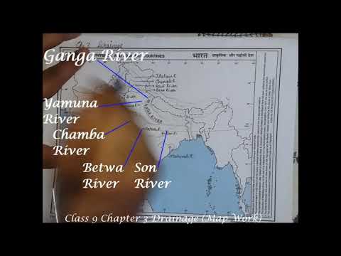 CLASS IX DRAINAGE MAP WORK - YouTube
