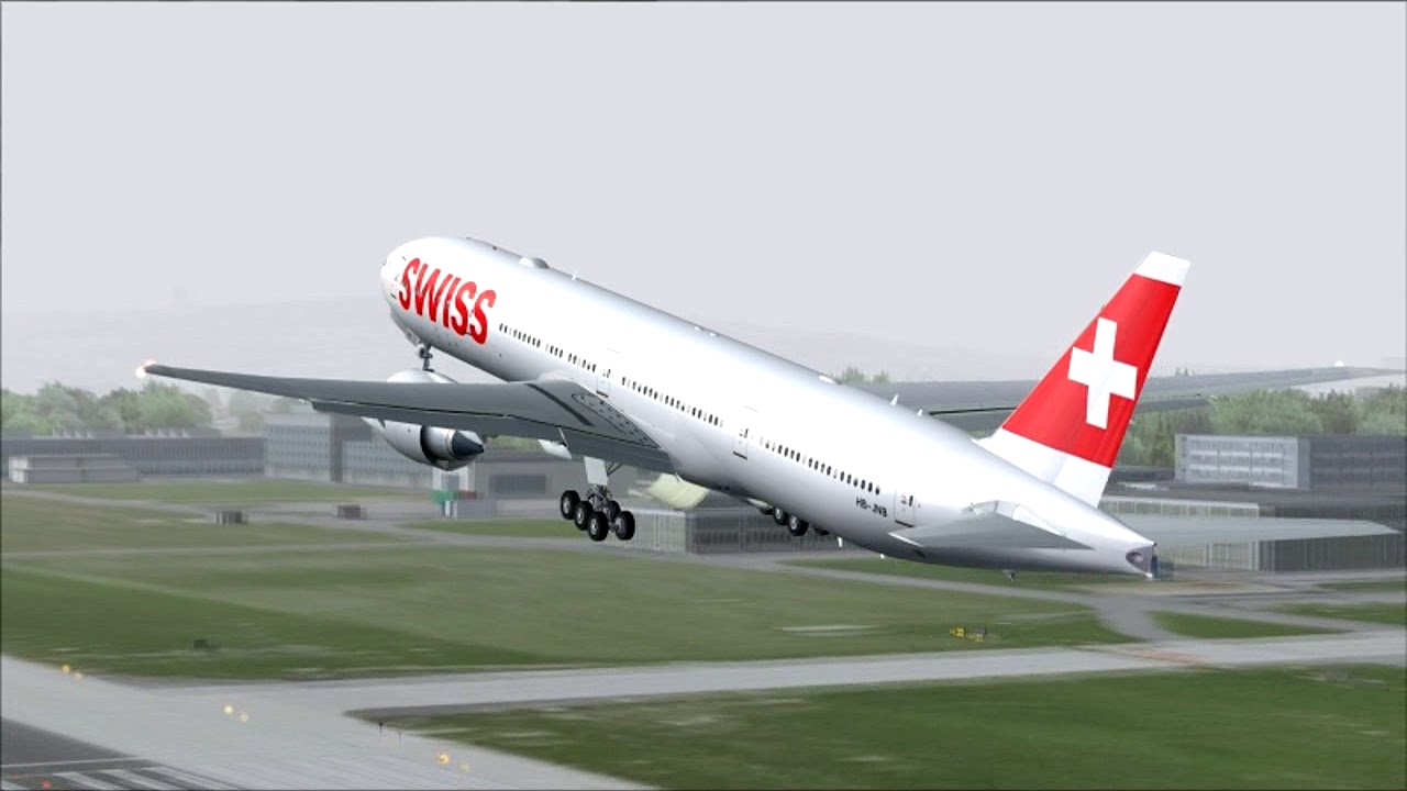LX252 777-300ER SWISS ZURICH - TEL AVIV - YouTube
