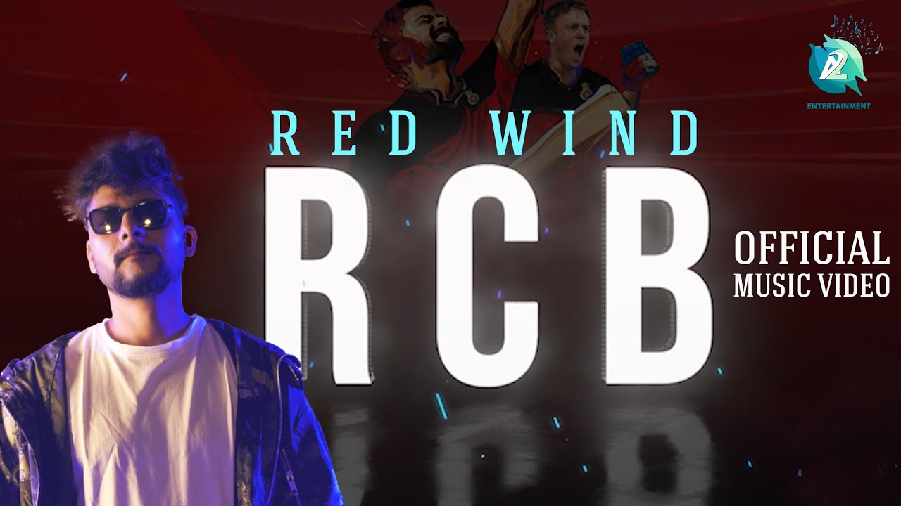 RCB Song | RED WIND - Official Music Video | Rakesh Adiga | Arjun ...