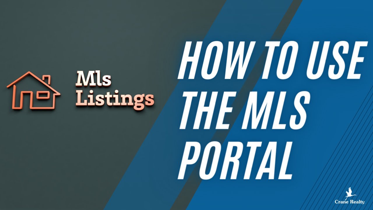 How to Use the MLS Portal - YouTube