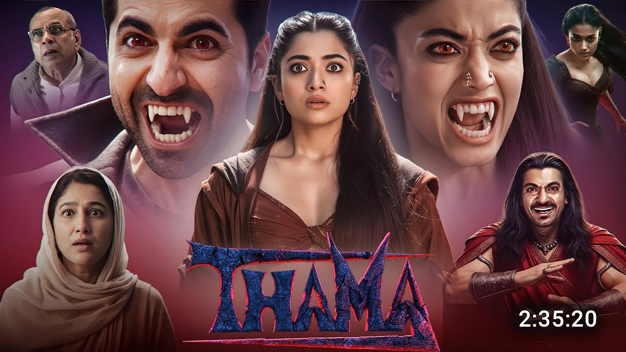 Thamma Full Movie in Hindi | Ayushmann | Rashmika Mandanna | Nawazuddin ...