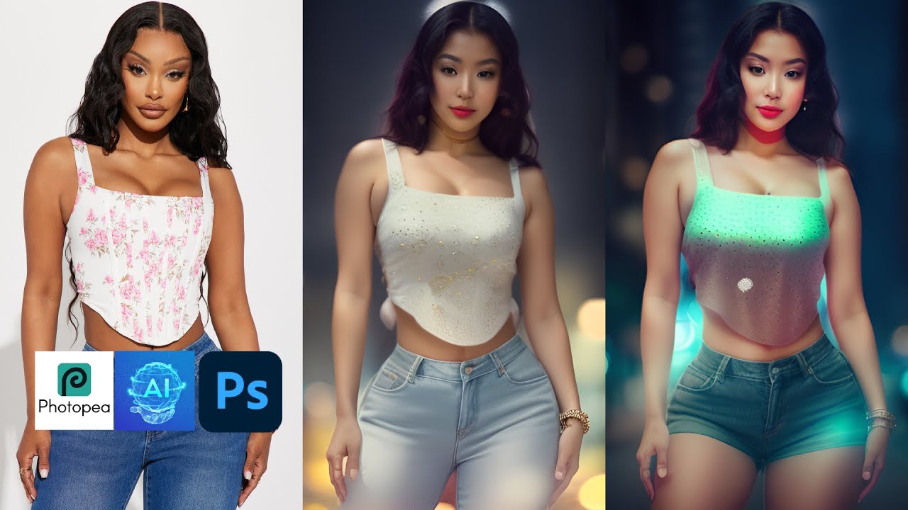 Bokeh photopea Tutorial - YouTube