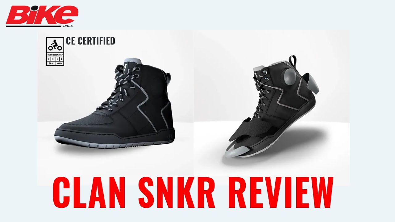 Clan SNKR Review | Riding Shoes | Bike India - YouTube