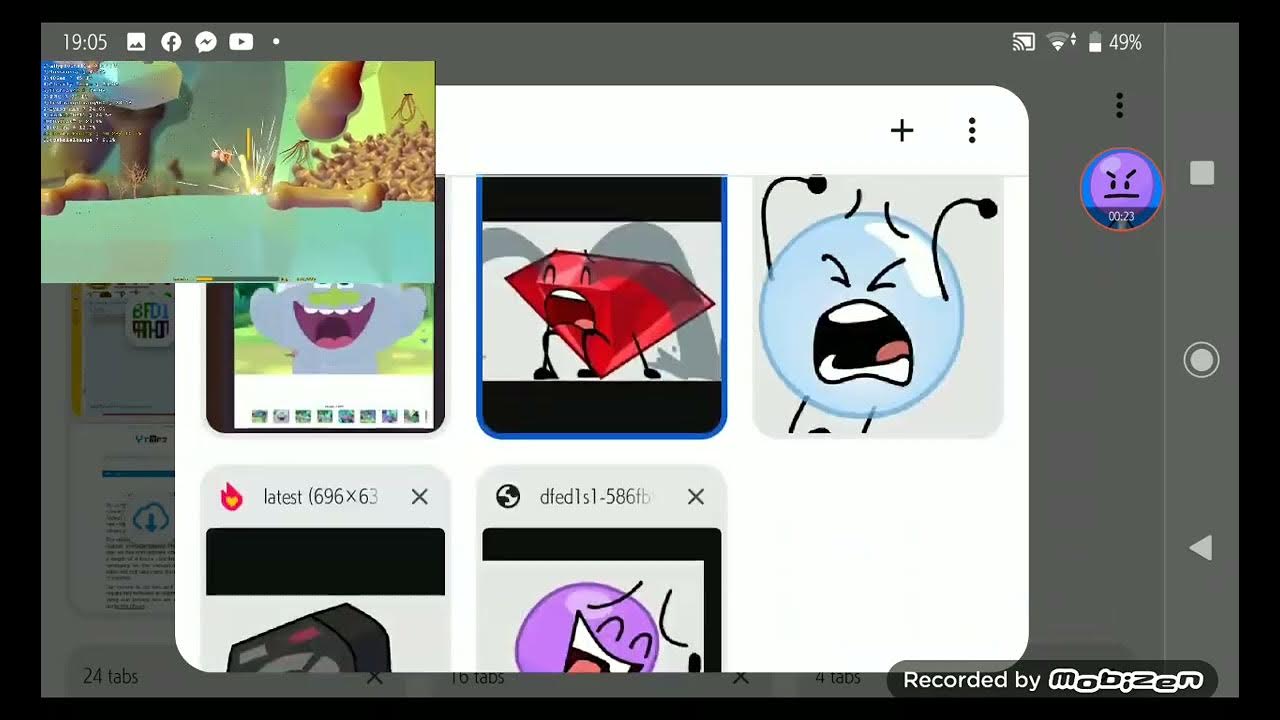 BFDI Bubble and Ruby crying - YouTube