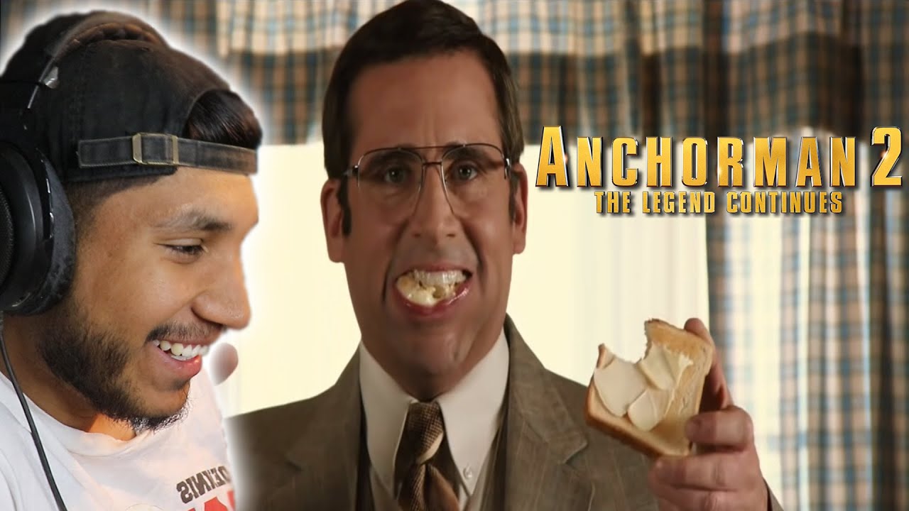 Anchorman 2 Bloopers/Gag Reel Reaction - YouTube