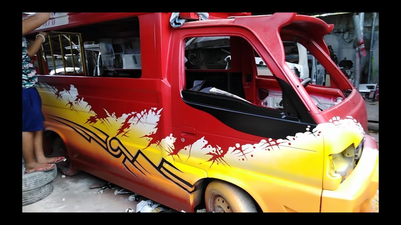 Suzuki multicab passenger type with design - YouTube