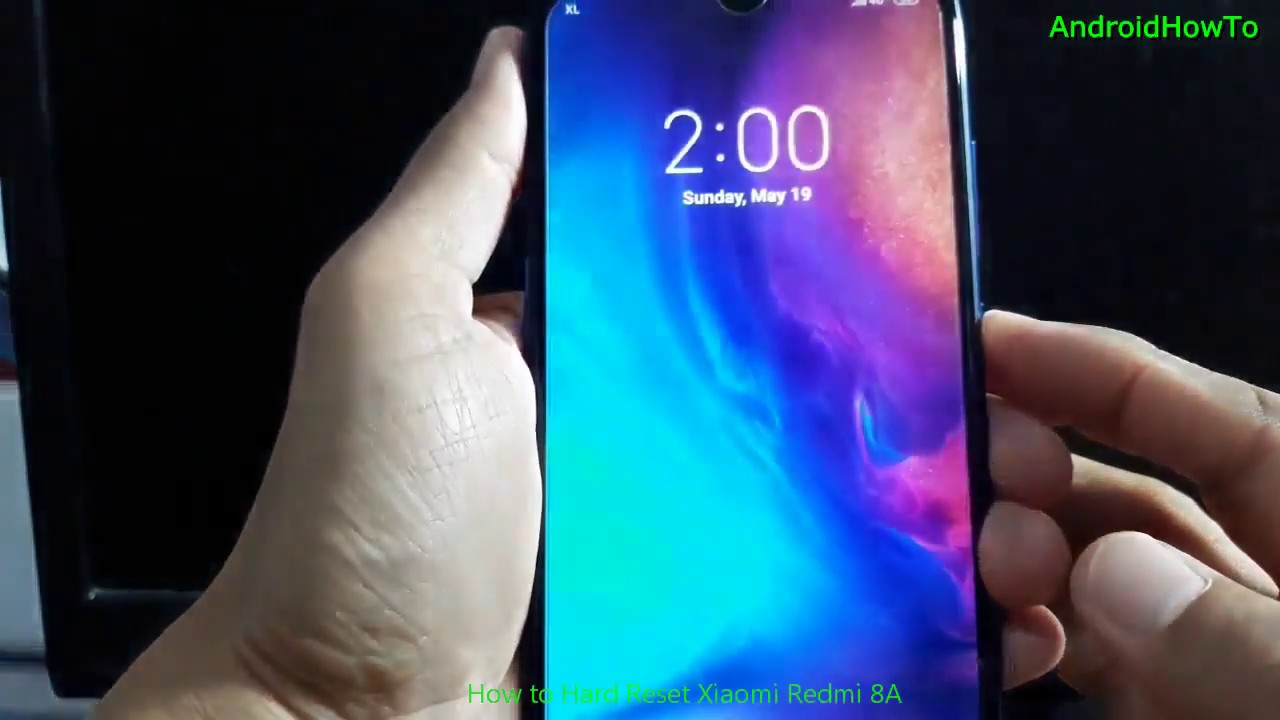 how-to-hard-reset-xiaomi-redmi-8a-youtube