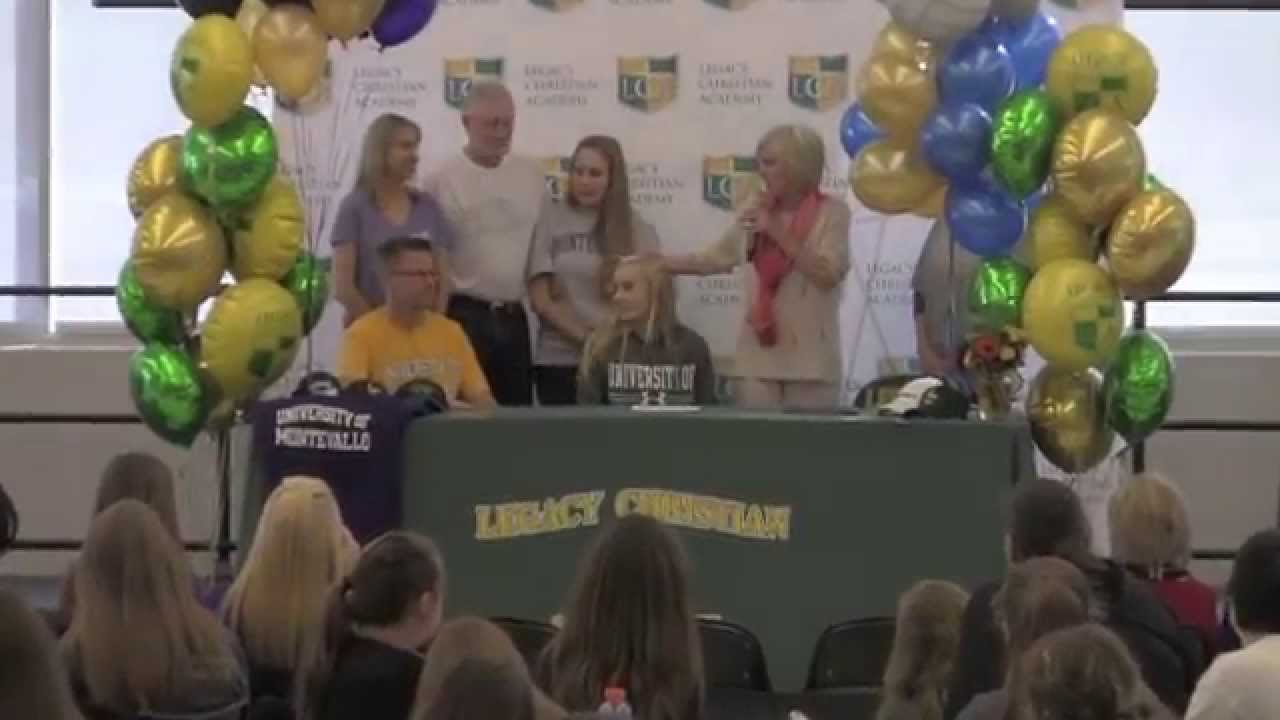 Legacy Golfer Lacy Sheldon Commits to Montevallo - YouTube