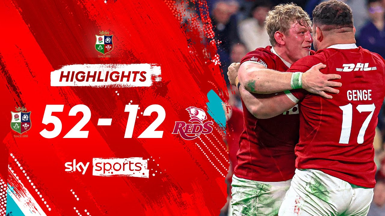 Lions run RIOT against Reds! | Lions vs Queensland Reds | Highlights ...