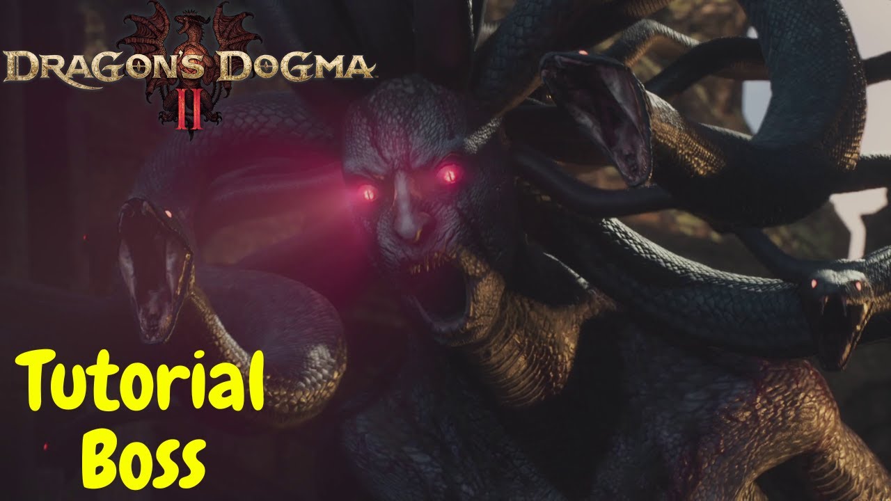 Dragon's Dogma 2 Tutorial Boss Medusa Gameplay and Starting Cutscene ...
