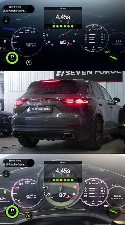 До/после stage 1 на Porsche Cayenne 3.0t 340 лс - YouTube