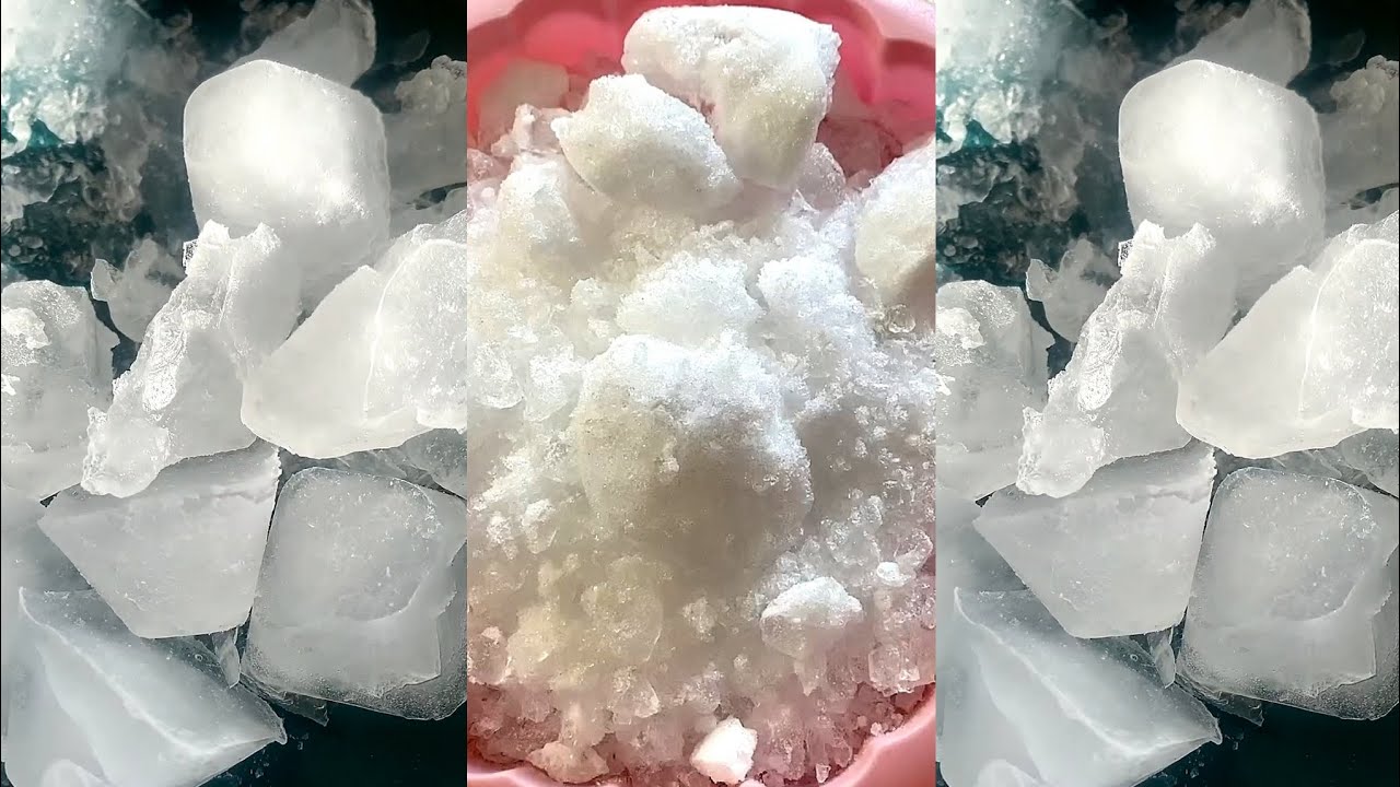 HARD ICE EATING / CRUSHED ICE / ICE CUBE EATING. ICE EATING - YouTube