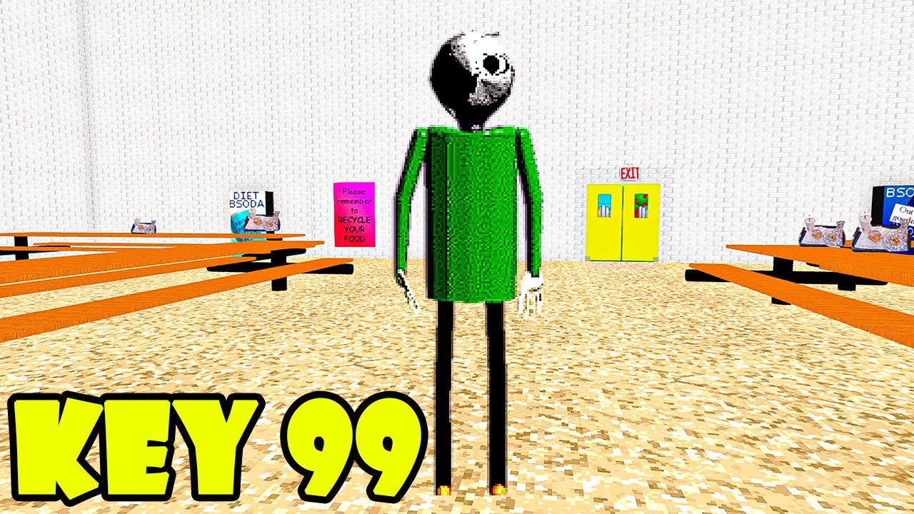 How to get KEY 99 Badge in BALDI'S BASICS PLAY AS BALDI [Roblox] - YouTube