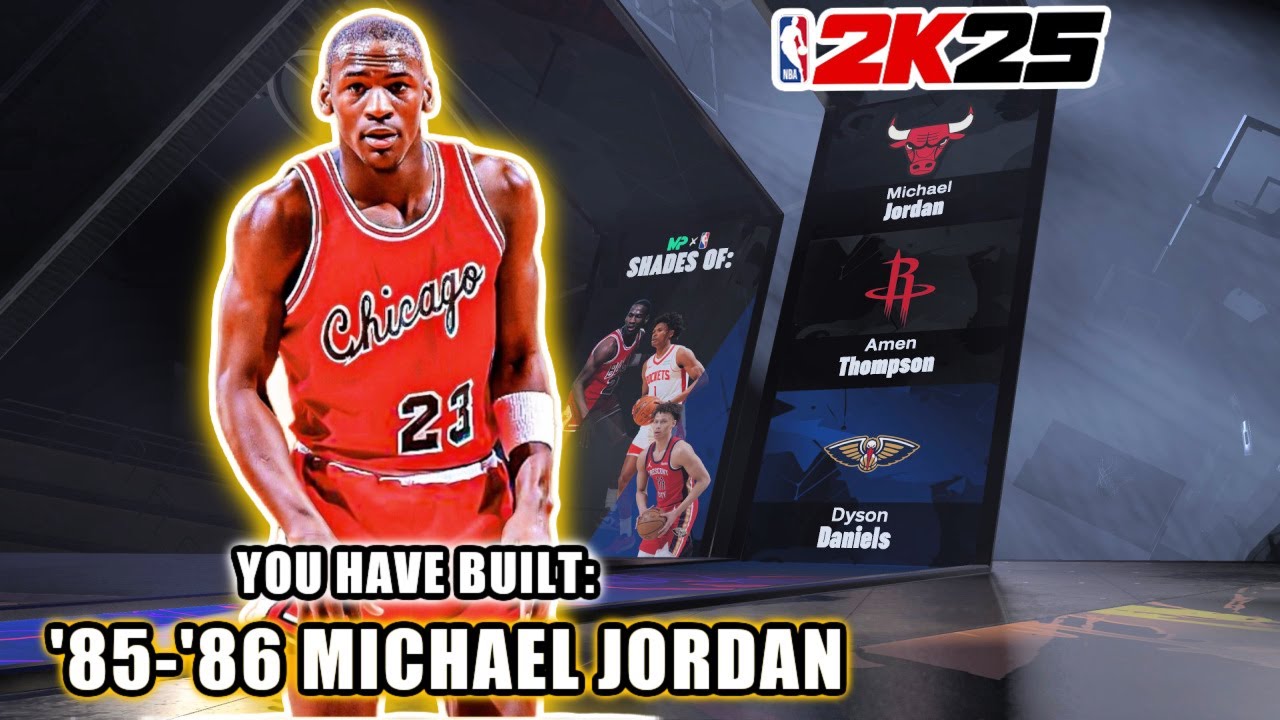 Best '85-'86 BULLS MICHAEL JORDAN Build in NBA 2K25 - YouTube
