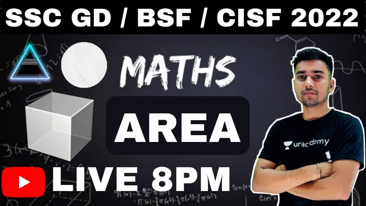 Ssc gd,Bsf,Cisf Math (Area) 2022 By-Mukesh sir - YouTube