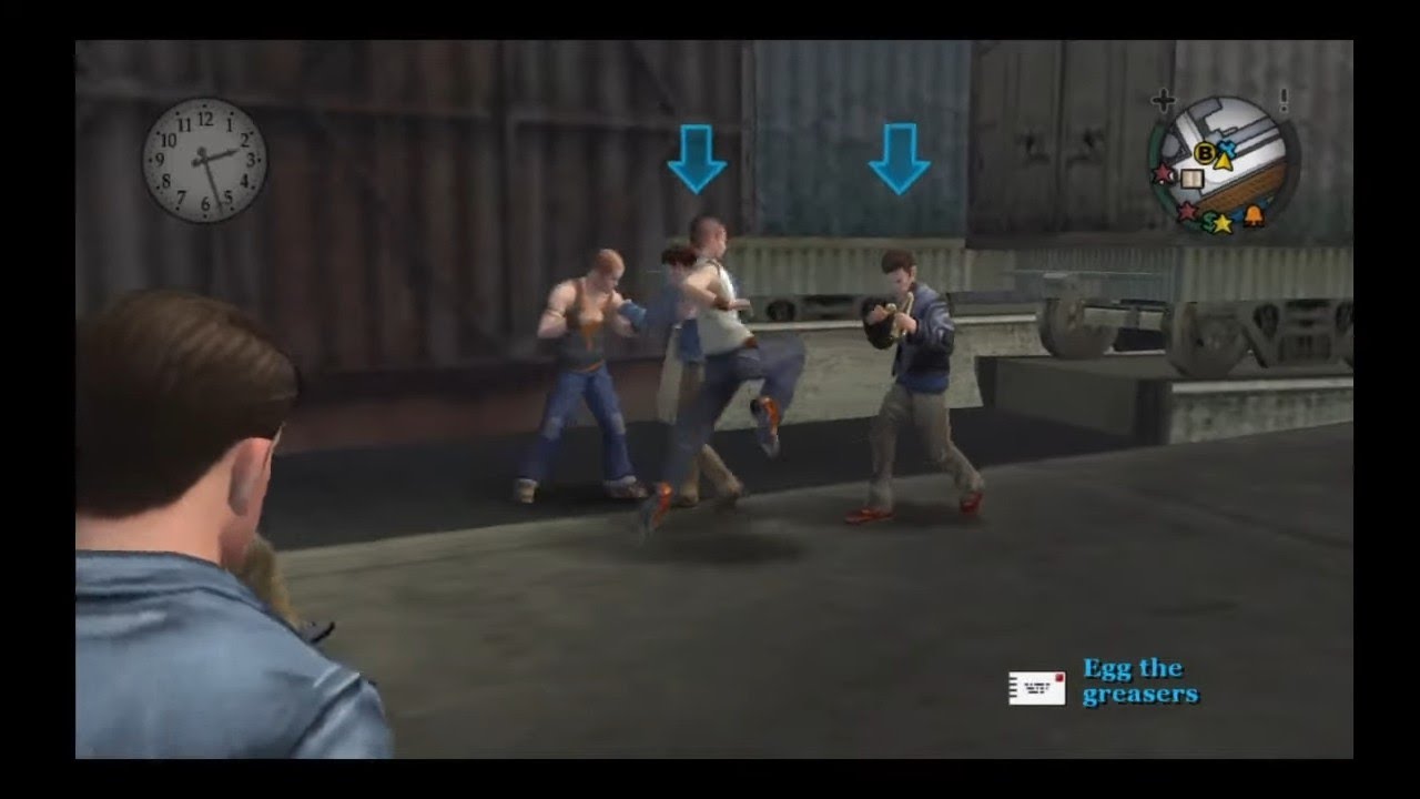 Bully PS4: Jerry,Clint & Duncan Vs Ricky & Lucky (Errand HP) - YouTube