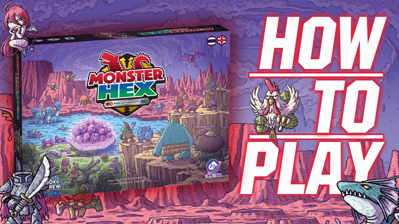 BGN บอร์ดเกมไนท์ Monster Hex - How to Play - YouTube